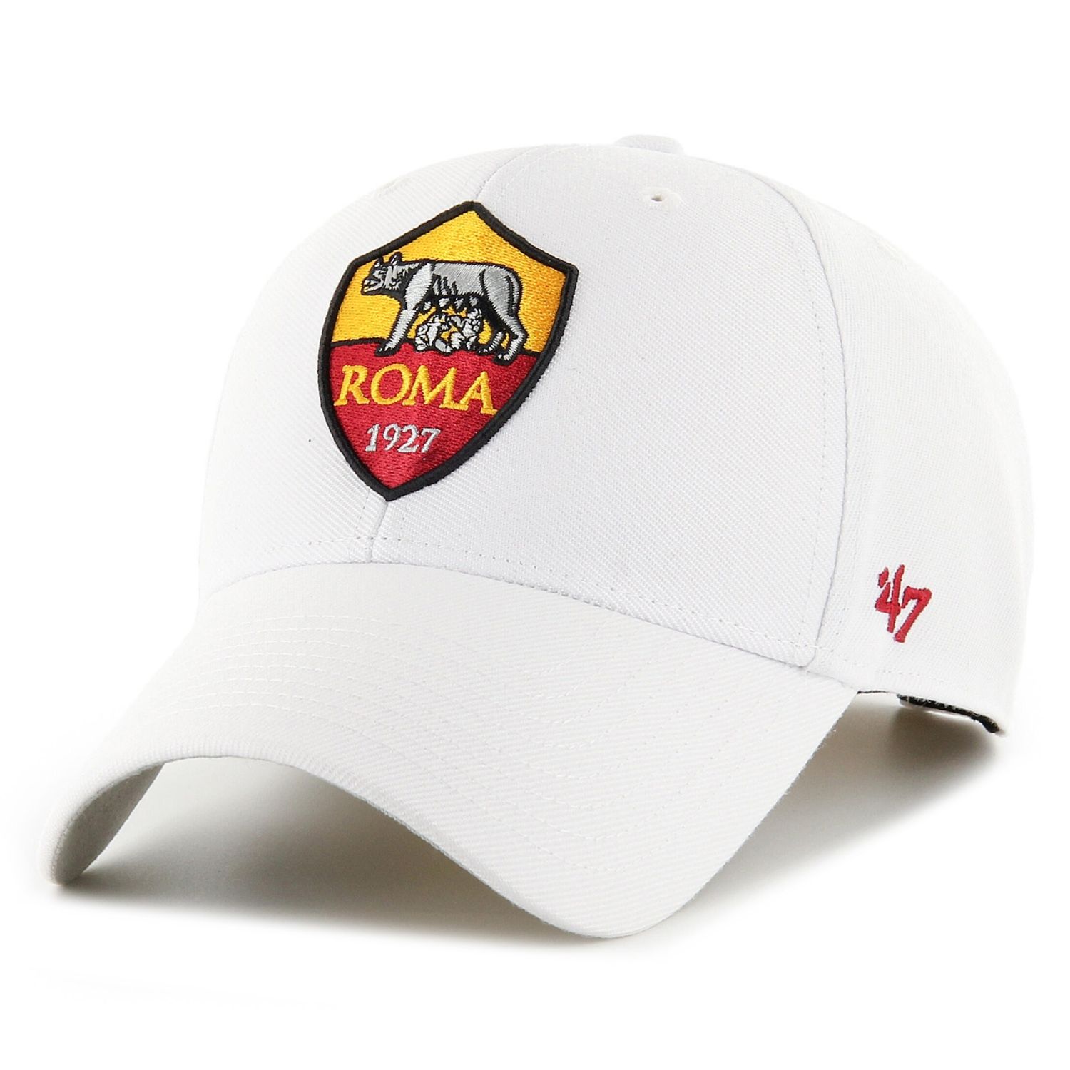 47 Brand Relaxed Fit Cap - MVP AS Roma white | Snapback Curved | Caps ...